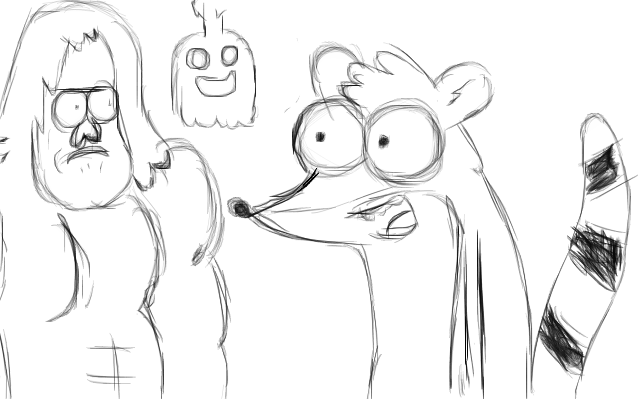Regular Show Sketch by nabilove2000 on DeviantArt