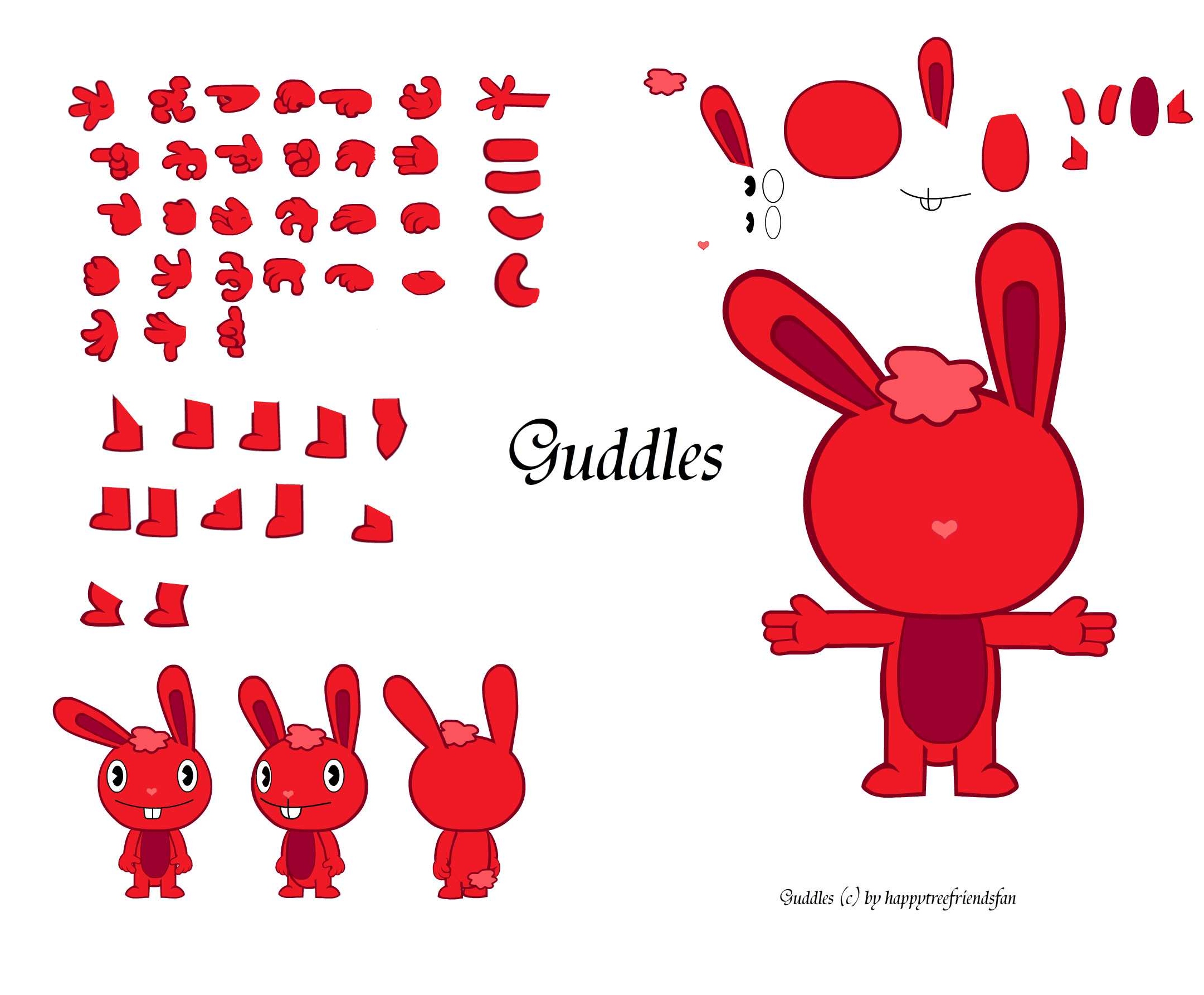HTF sprite sheet guddles by WhityTheFox on DeviantArt