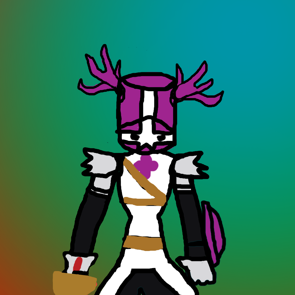 Purple Knight Castle Crashers No Shading.:Fanart:. by CJthehedgehog122 ...