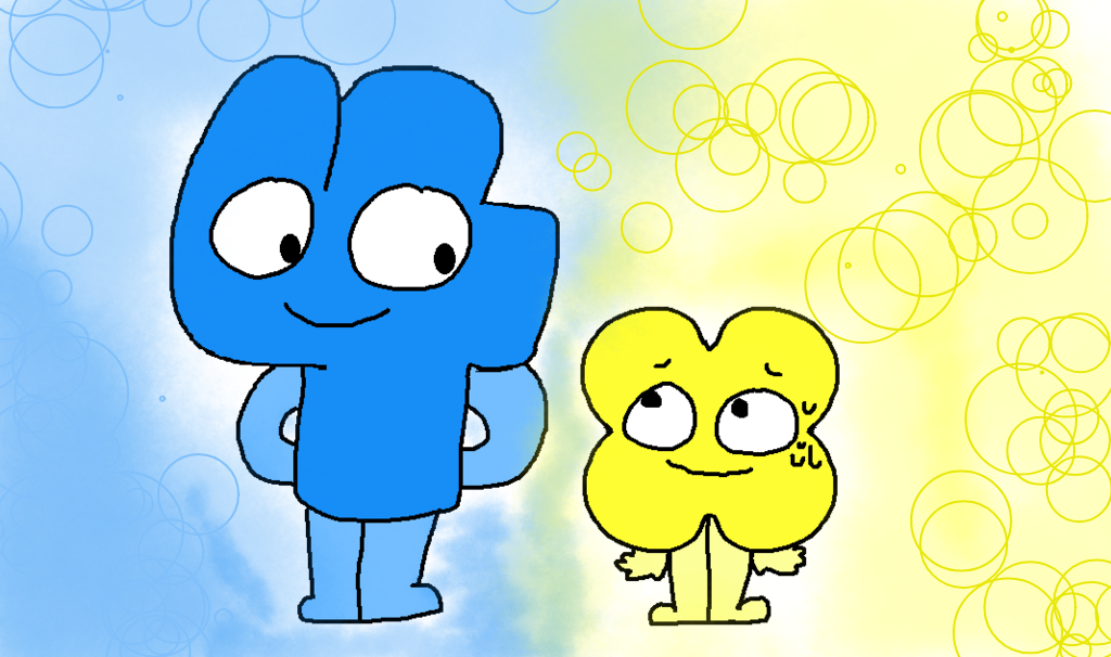 BFB-Four and X by Kittyart72 on DeviantArt