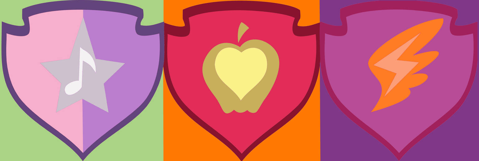 Cutie Mark Crusaders personalized Cutie marks by Irken-Pony1117 on ...