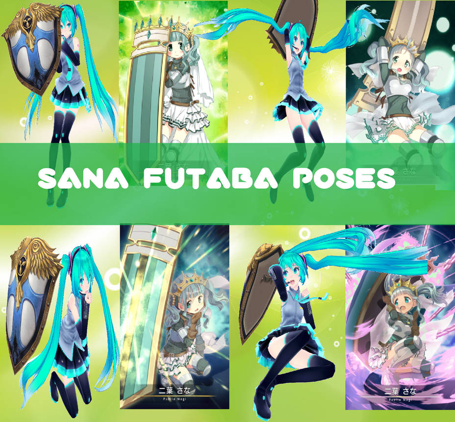 MMD - Magia Record - Sana Futaba Star Pose(s) DL by Irken-Pony1117 on ...