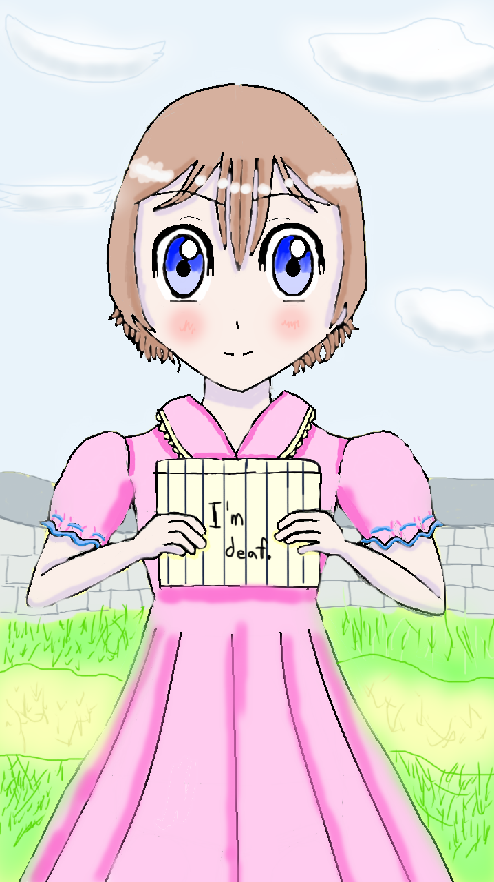 Deaf Girl by Natsukiartsandcrafts on DeviantArt