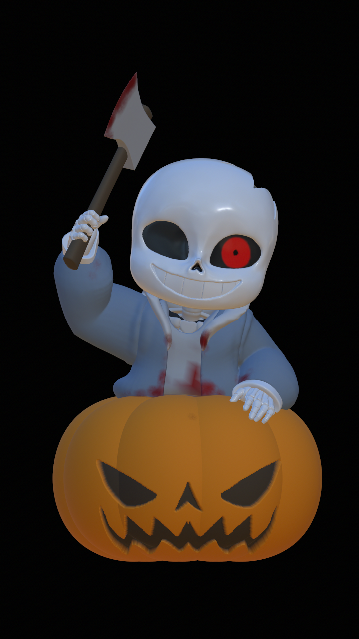 Horror!san Pumpkin figure STL file by HollowMyBone on DeviantArt