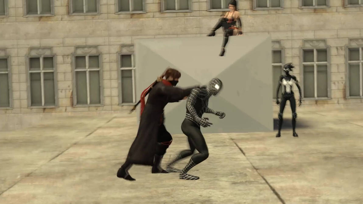 SFM Short Rami Symbiote SpiderMan vs Ryu Hayabusa by KitanaxMomiji on ...