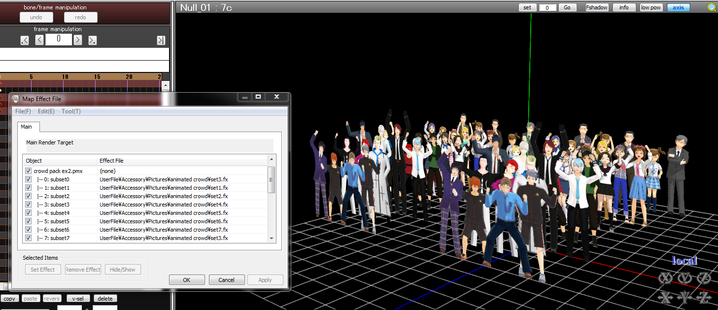 Animated Paper Crowd [ MMD Accessory DL ] by Yagakoro on DeviantArt