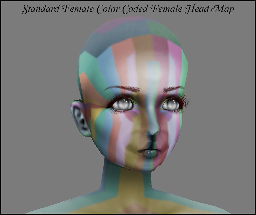 Female Head Color Code by MissRedbones on DeviantArt