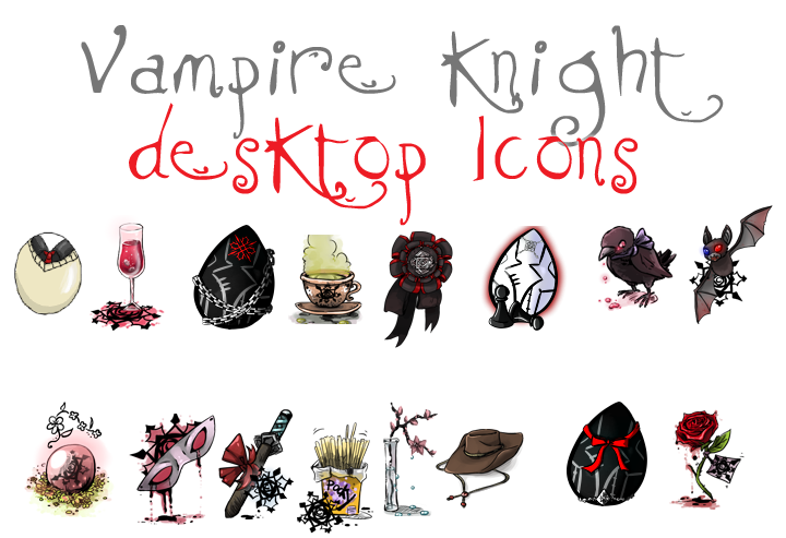 Vampire knight DEsktop icons by theBlacFlower on DeviantArt