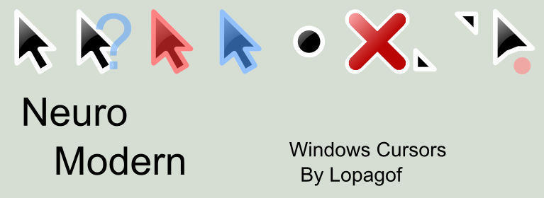 NeuroModern Cursors by lopagof on DeviantArt