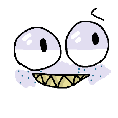 nervous smile by MrAlienMcDarts on DeviantArt