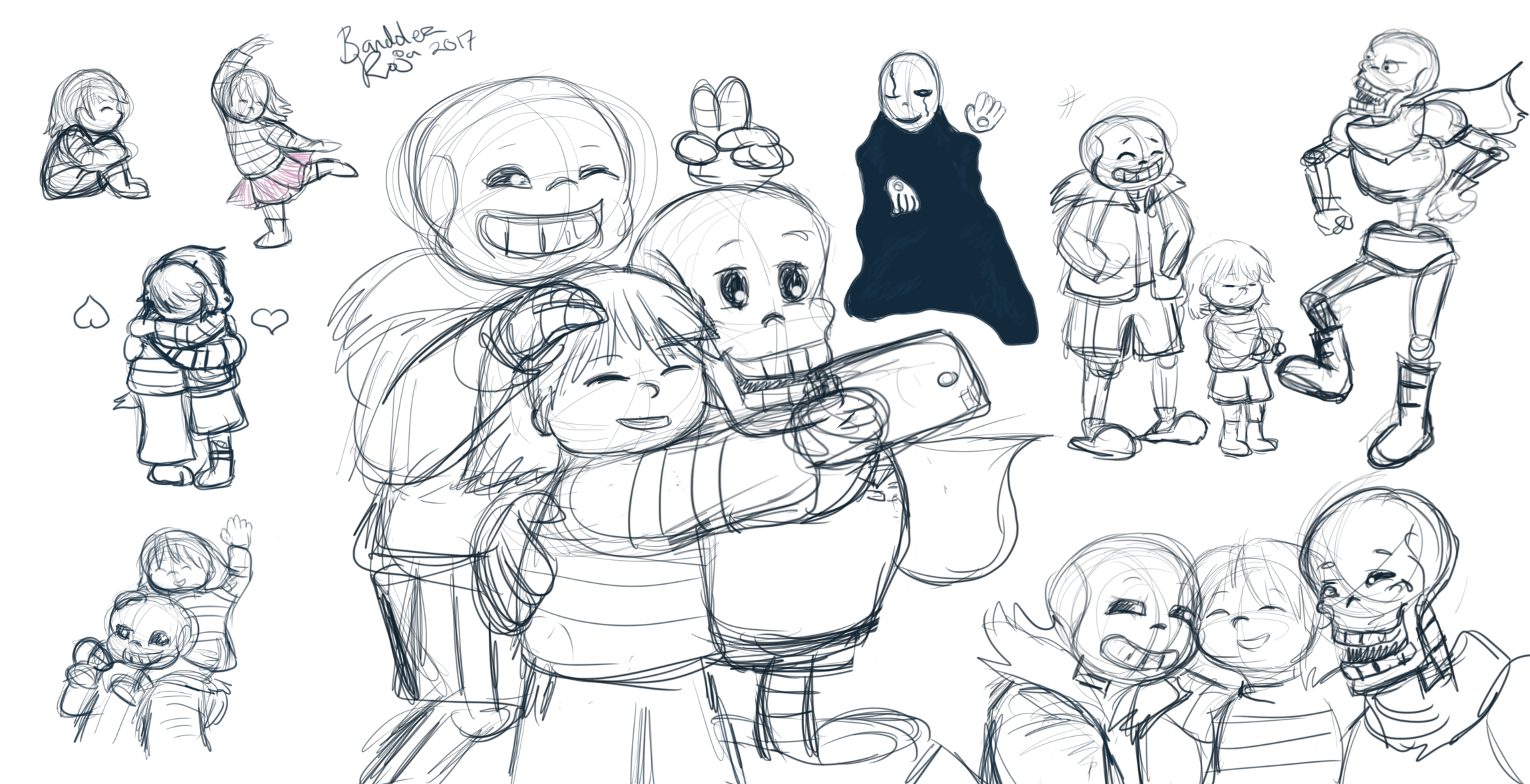 Undertale Sketch Dump by BandoleraRoja on DeviantArt