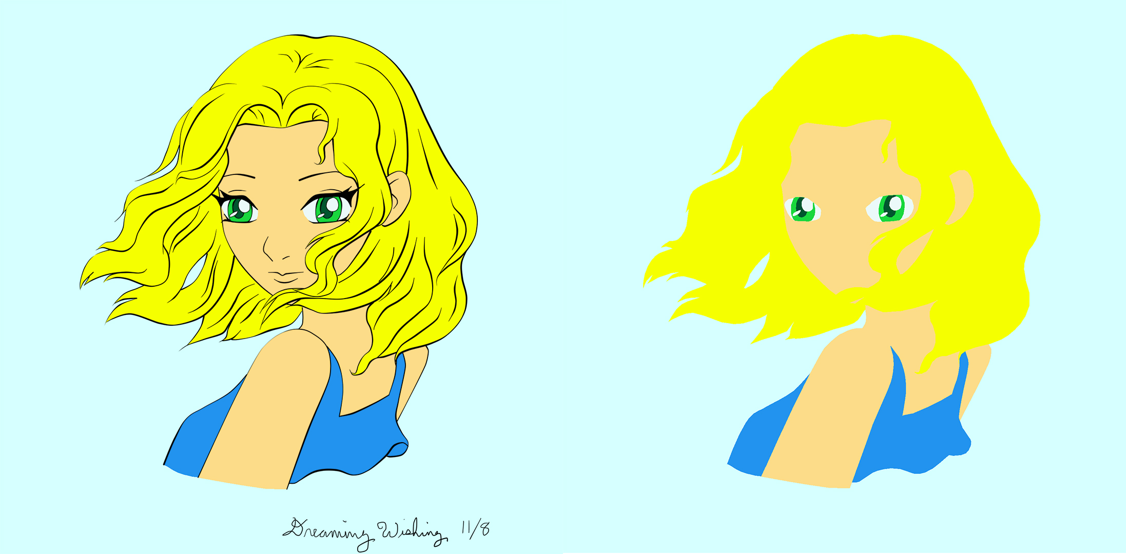 Girl Flats by dreamingwishing on DeviantArt