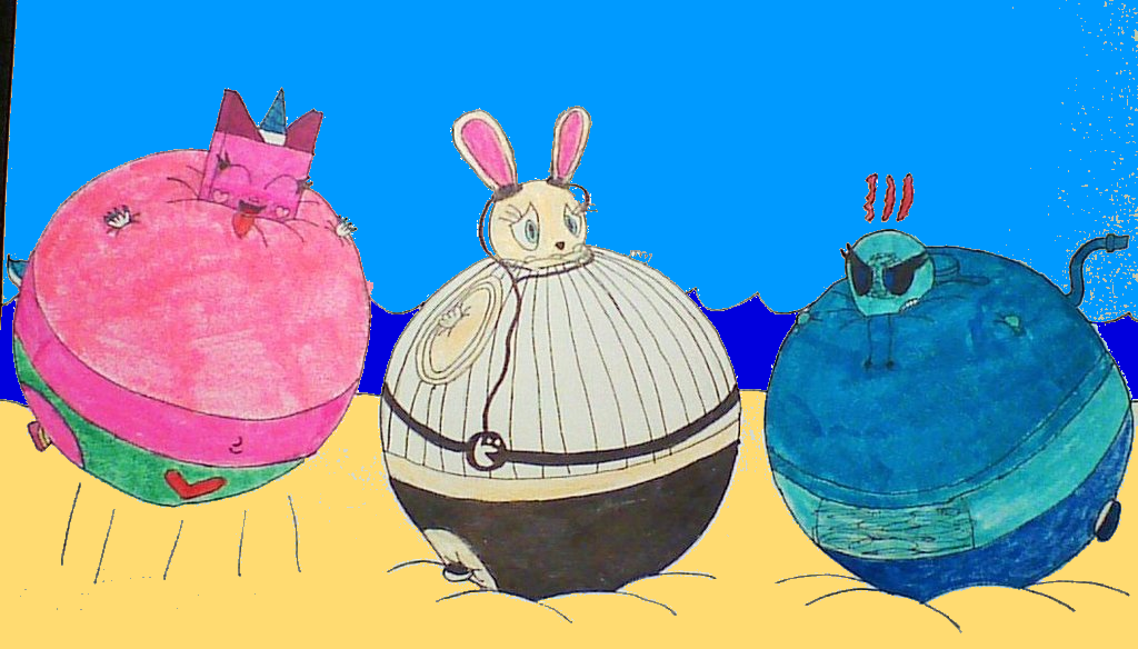 Dizzyz, Unikitty and Vibri Inflated Beach Balls by MJLegacy on DeviantArt