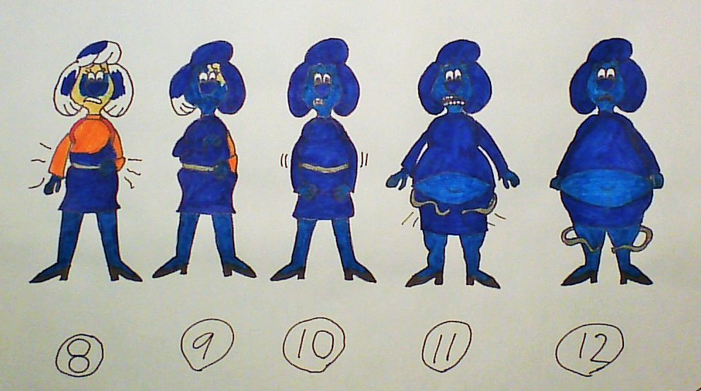 Polly Purebred Blueberry Inflation Sequence 8-12 by MJLegacy on DeviantArt