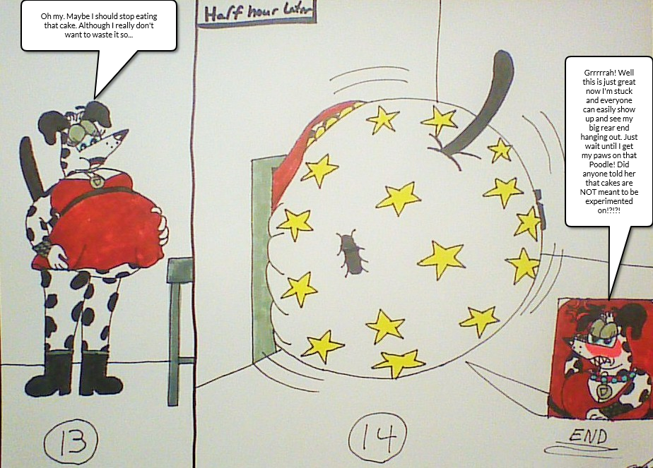 Dally's Birthday Cherry P13-14 (Final Page) by MJLegacy on DeviantArt