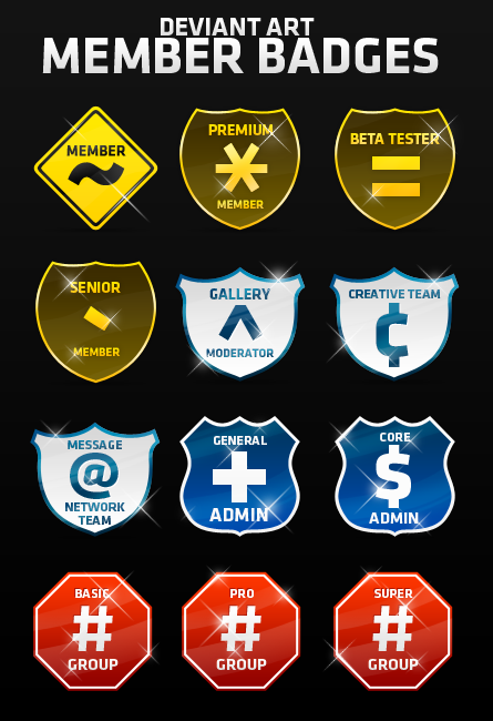 Deviant Art Member Badges by mushir on DeviantArt