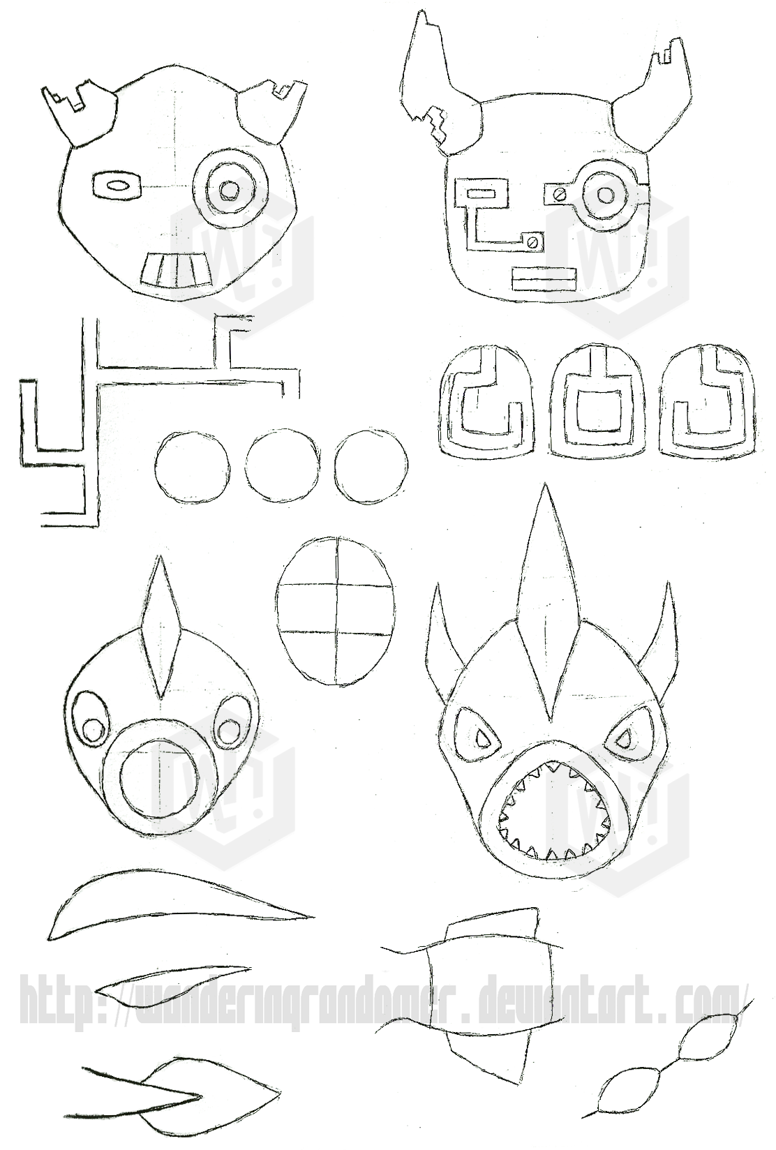 #111-#114 Beebot, Betaborg, Sleech, Sloach by wanderingrandomer on ...