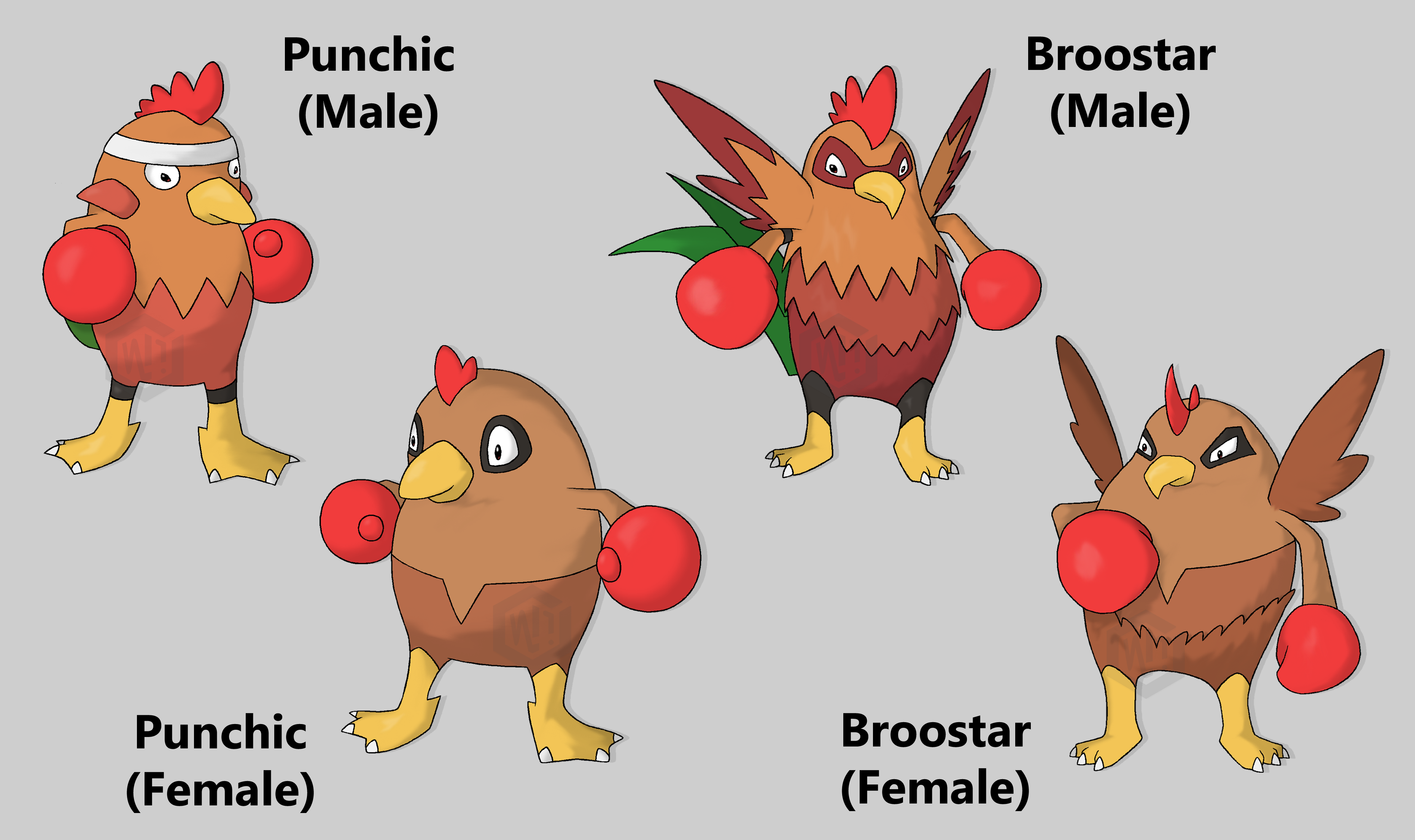 The Gamefowl Pokemon by wanderingrandomer on DeviantArt