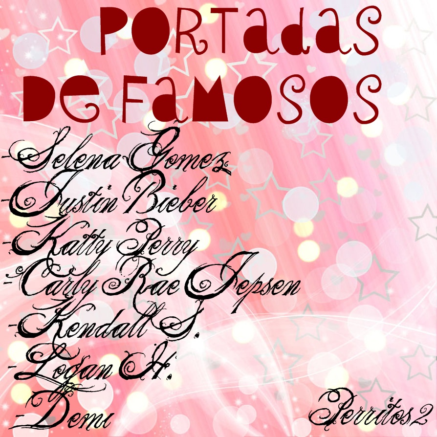 Pack De 8 Portadas De Famosos by Perritos2 on DeviantArt