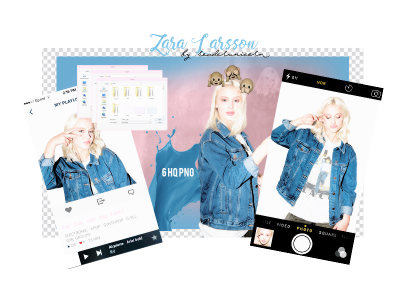 +Zara Larsson PNG Pack by readerunicorn by readerunicorn on DeviantArt