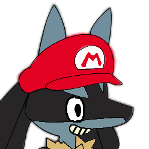 Lucario is cosplaying as mario by mariosmashbropal on DeviantArt