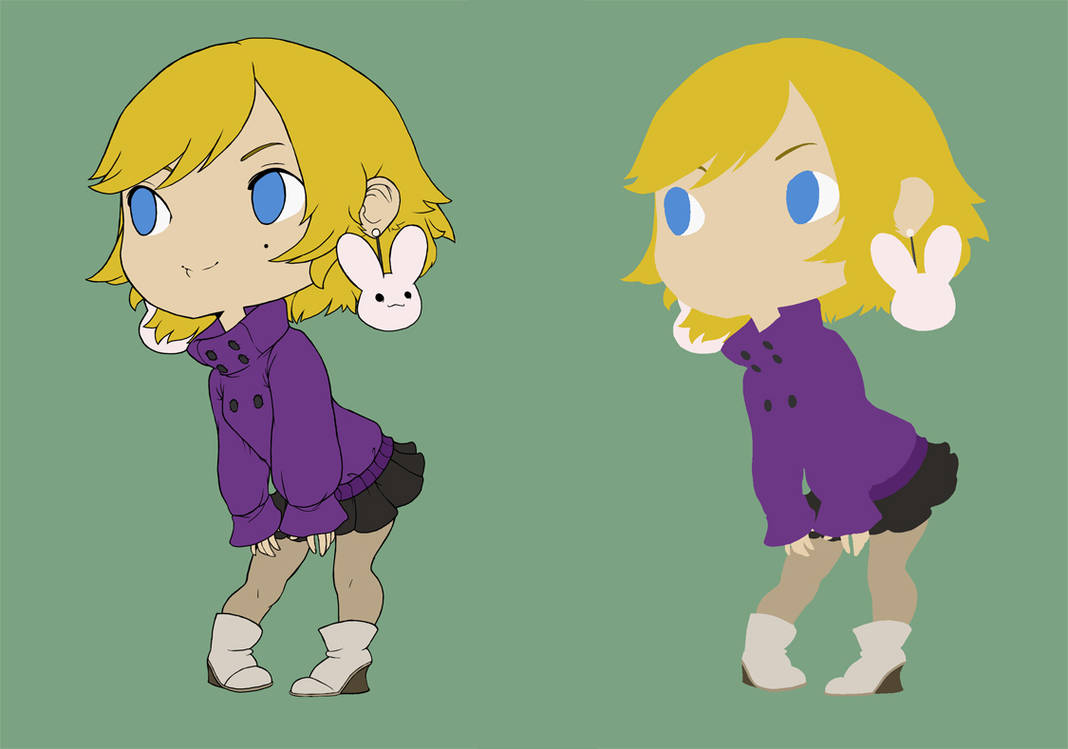 -Chibi Line art- Flats by kamiawolf on DeviantArt