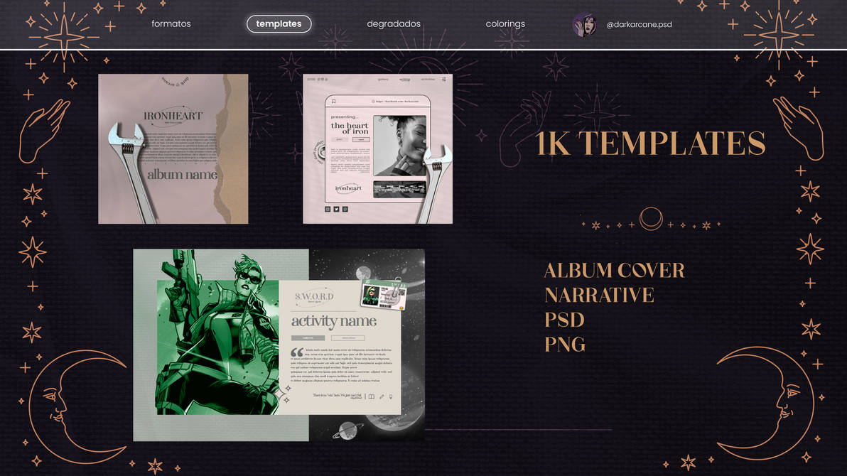 1k Templates by DxrkArcane on DeviantArt