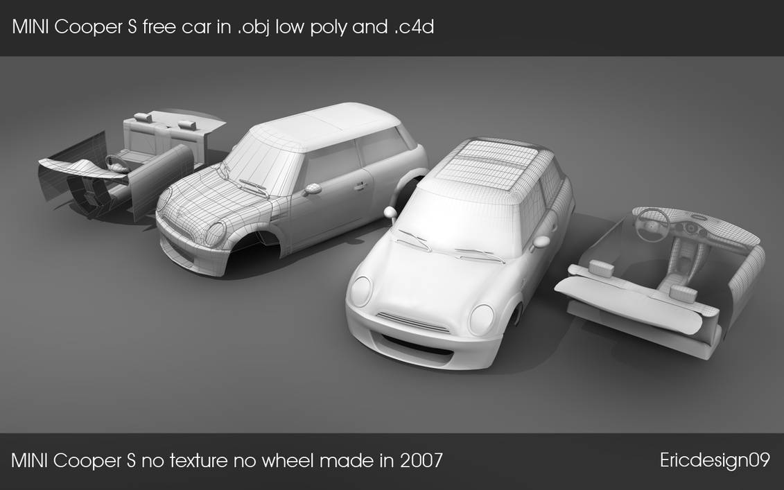 mini cooper s free car by 3DEricDesign on DeviantArt