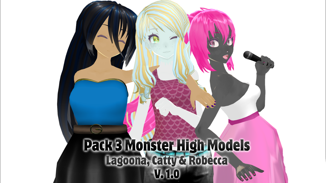 Pack 3 Monster High's Models by Cylops2000 on DeviantArt