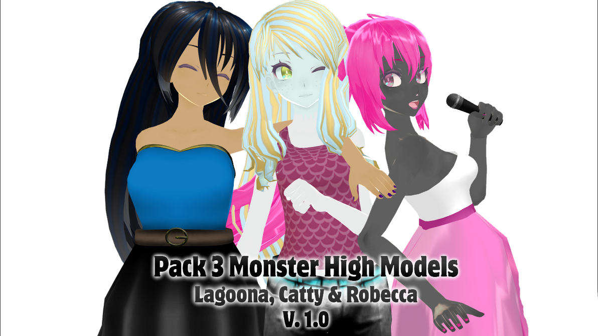 Pack 3 Monster High's Models by Cylops2000 on DeviantArt