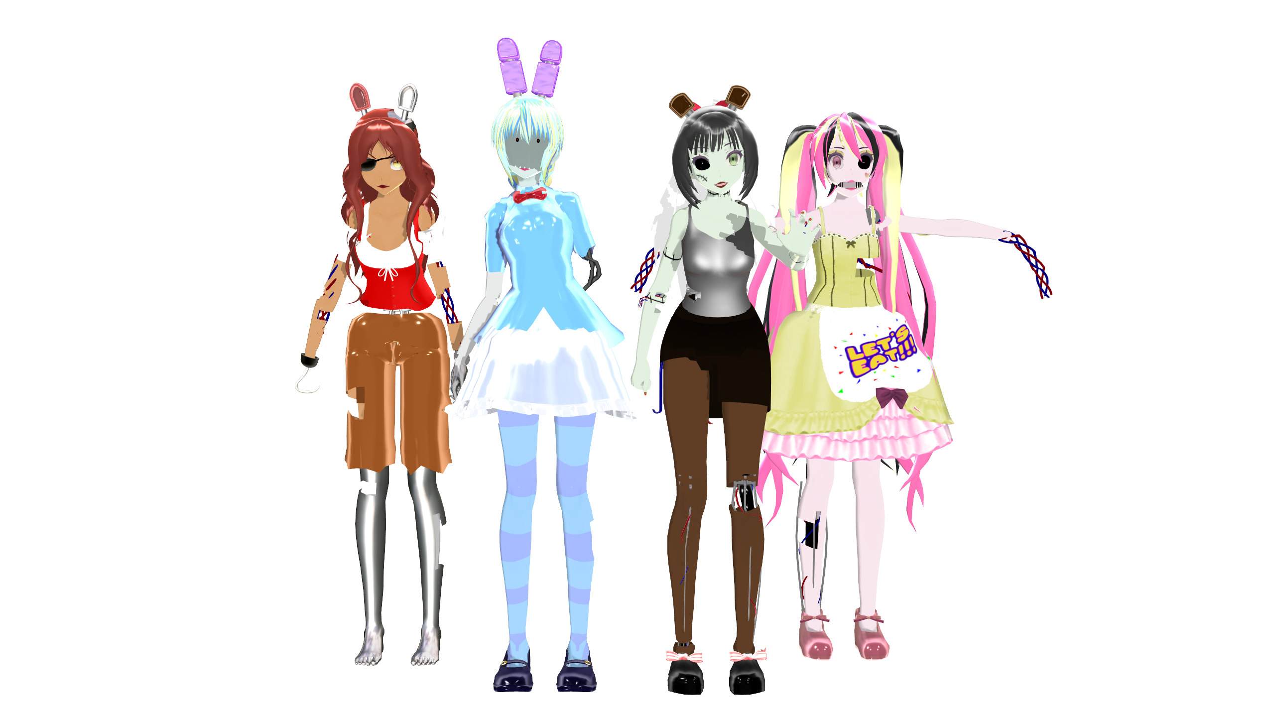 --FNAF2xMH-- Old/Withered Animatronics DL by Cylops2000 on DeviantArt