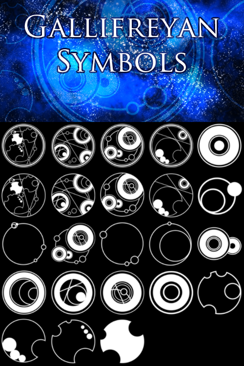 Brushes Gallifreyan Symbols by AnduSamar on DeviantArt