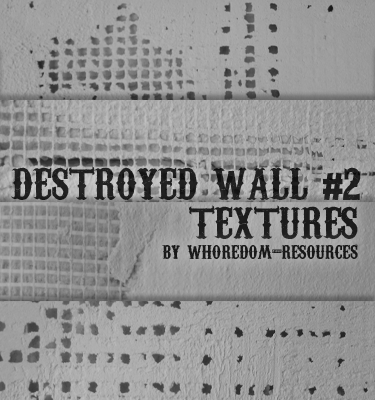 Destroyed wall textures No.2 by whoredom-resources on DeviantArt
