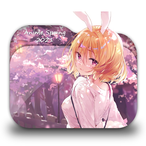 Anime Spring 2021 Folder Icon by Pikri4869 on DeviantArt
