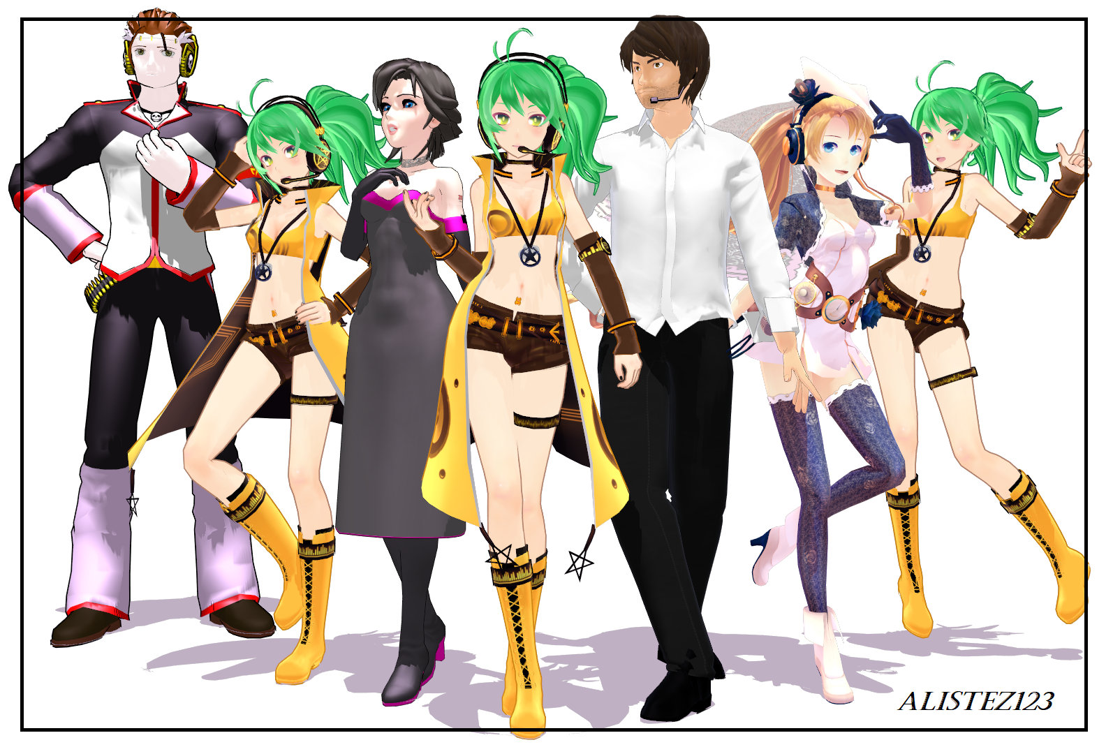 / MMD / Engloids BOXART pose pack 1 .-Download- by alistez123 on DeviantArt