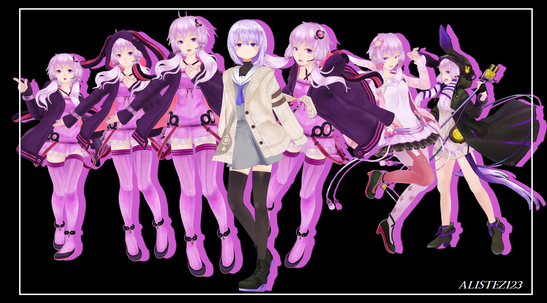 / MMD / Yuzuki Yukari BOXART pose pack -Download-. by alistez123 on DeviantArt