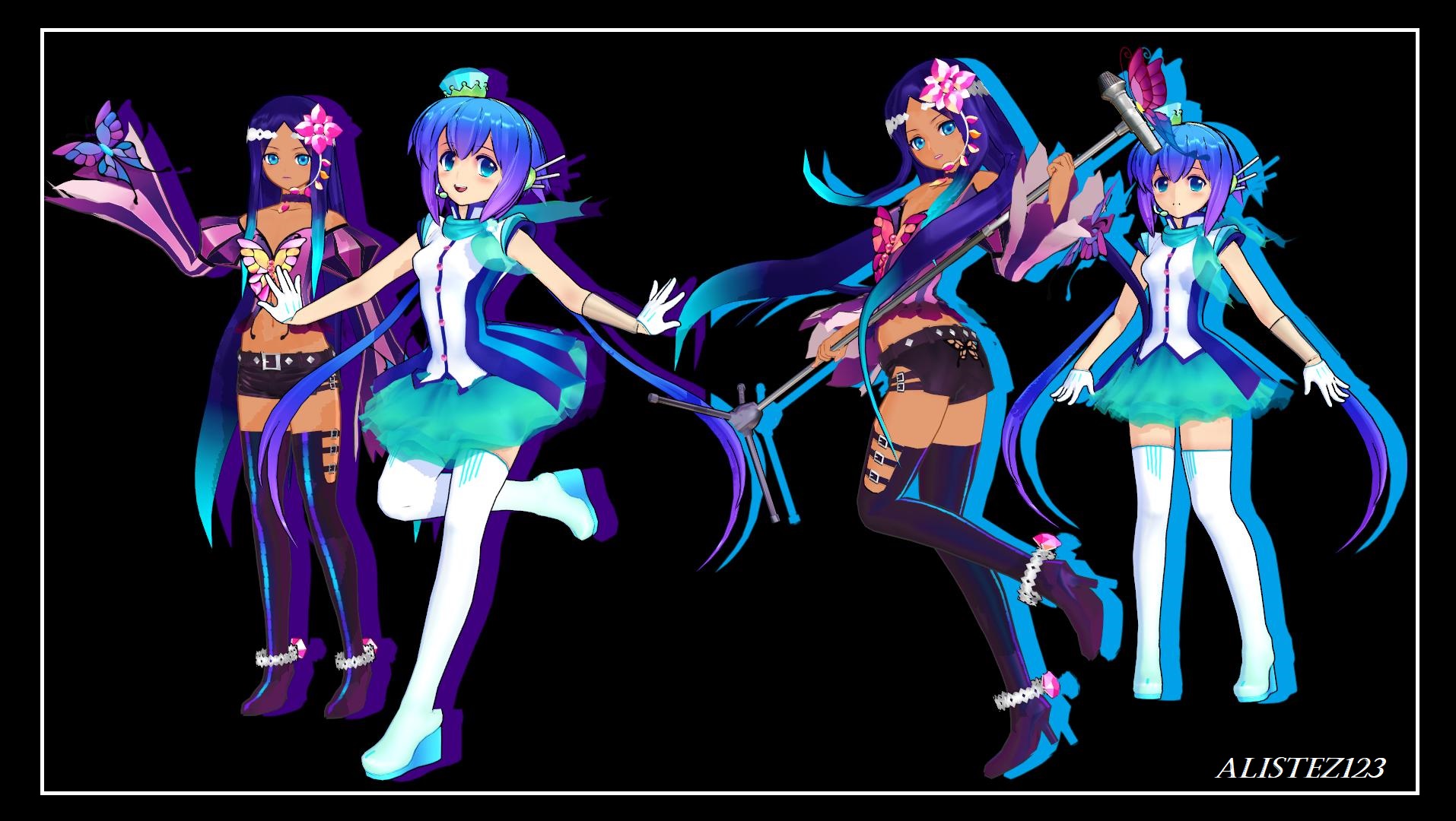 Vocaloid Aoki Lapis And Merli