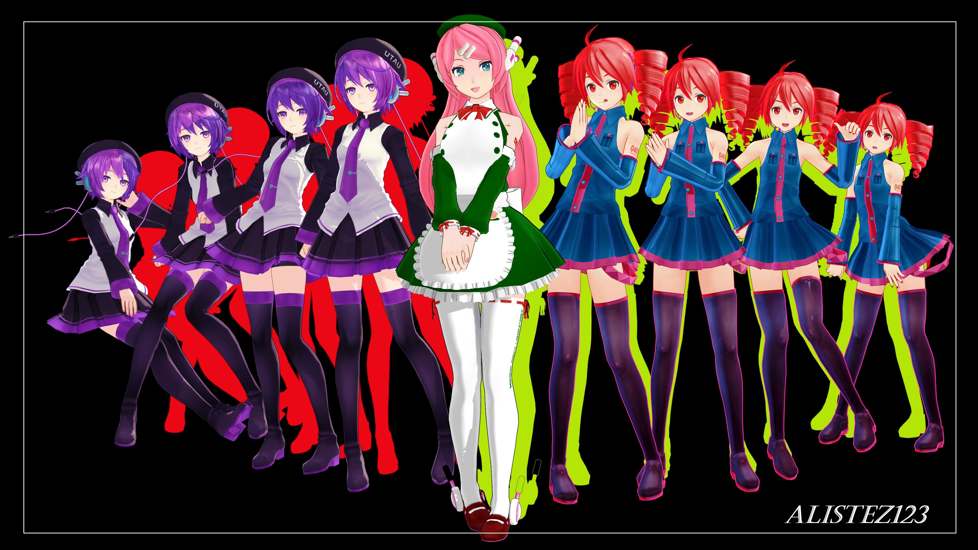 / MMD / UtauGirls BOXARTS pose pack -Download-. by alistez123 on DeviantArt