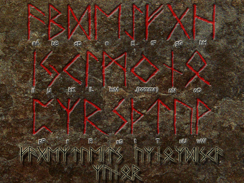 Old Norse Runes by Fagertveit on DeviantArt