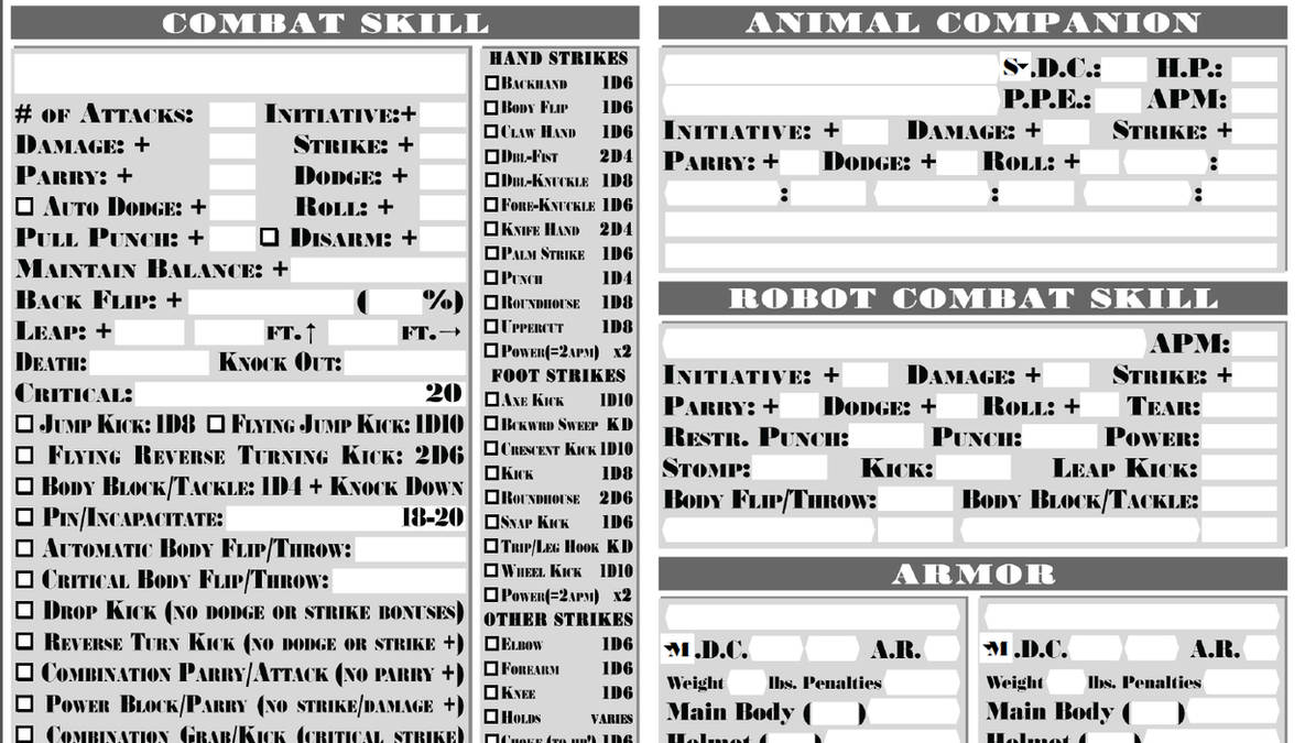 MegaverseCharacterSheetpg2 by MADMANMIKE on DeviantArt