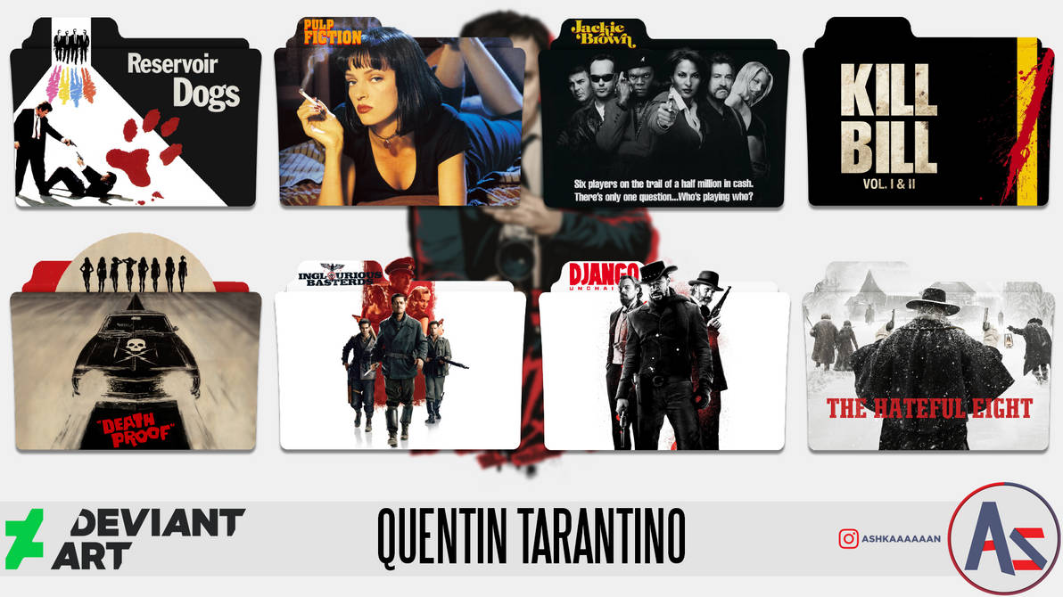 Quentin Tarantino - Complete Folder Icon Pack by Ashkaaaaaan on DeviantArt