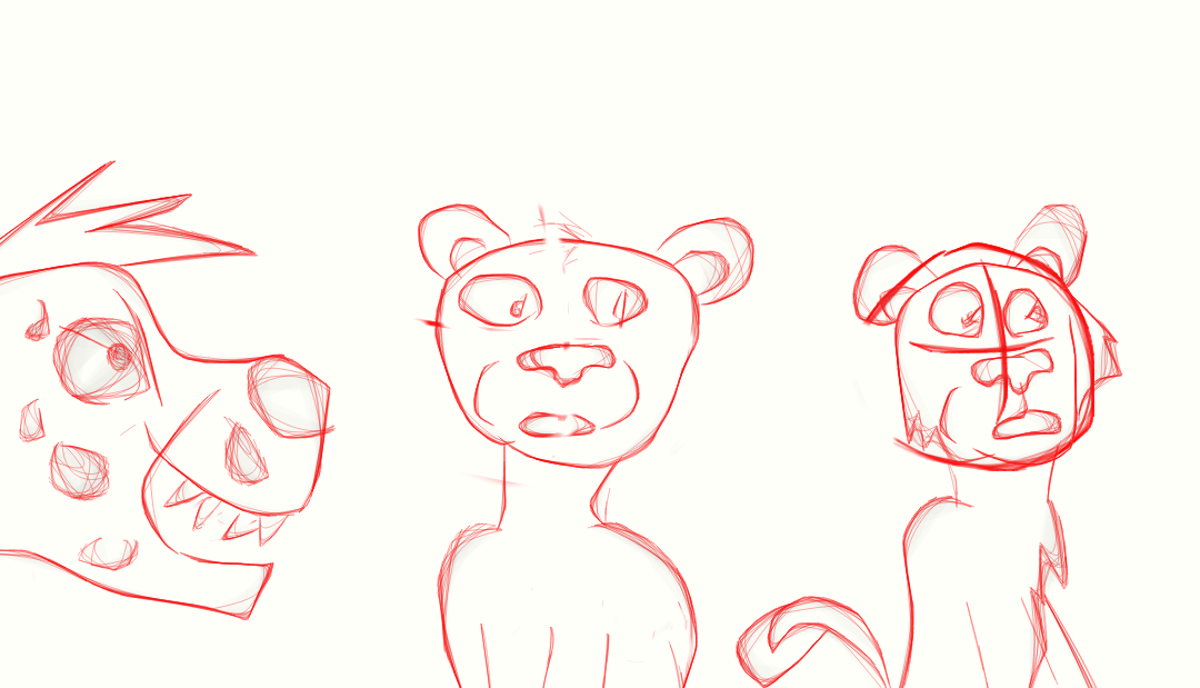 Simba and nala with hyenas by lionking97 on DeviantArt