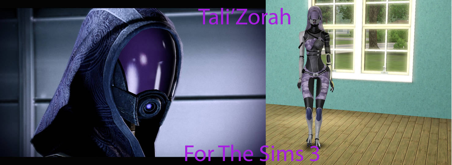 Tali'Zora from Mass Effect for The Sims 3 by duude87 on DeviantArt