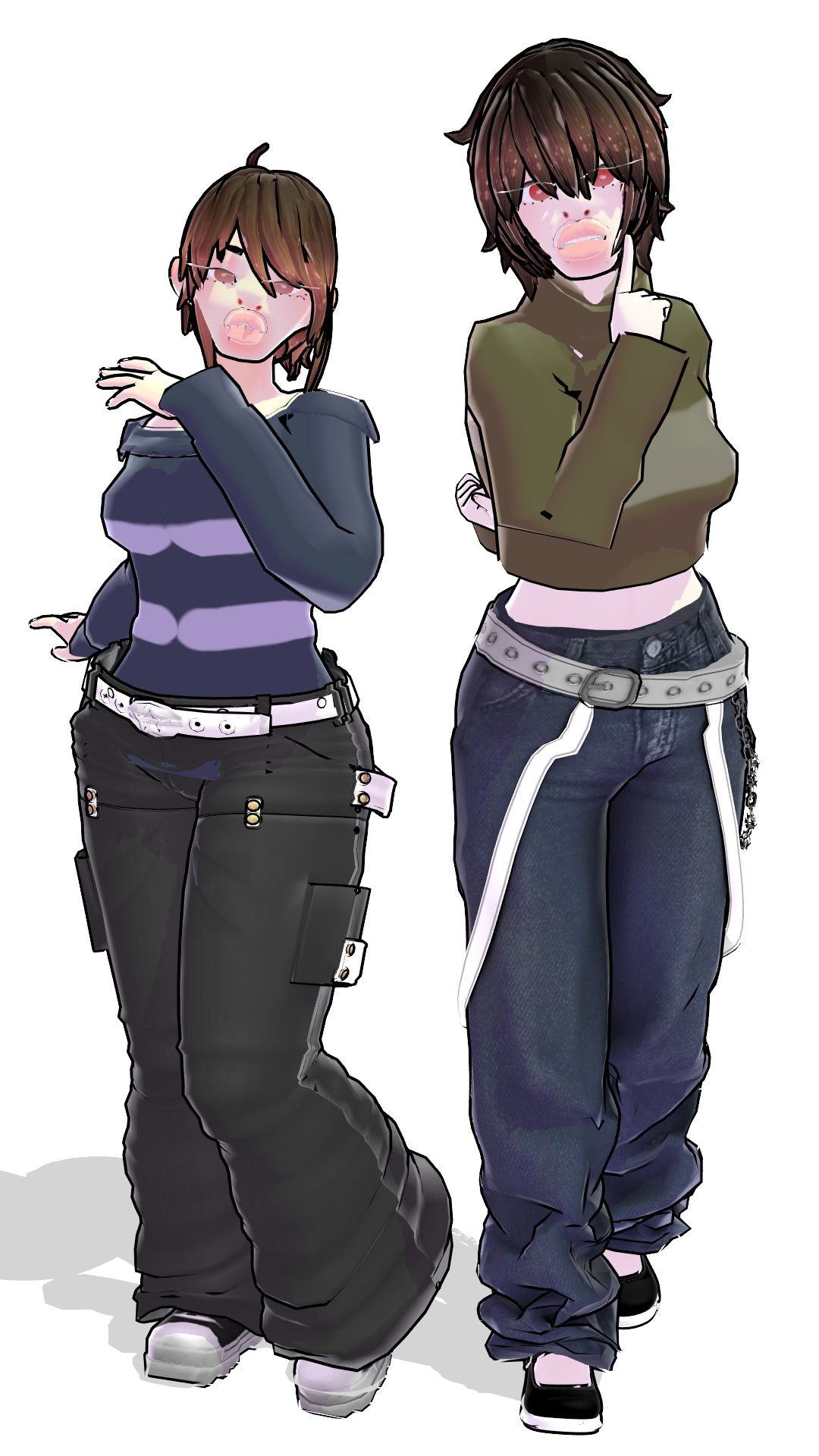 Undertale Girlz (dl) by larskyuu on DeviantArt