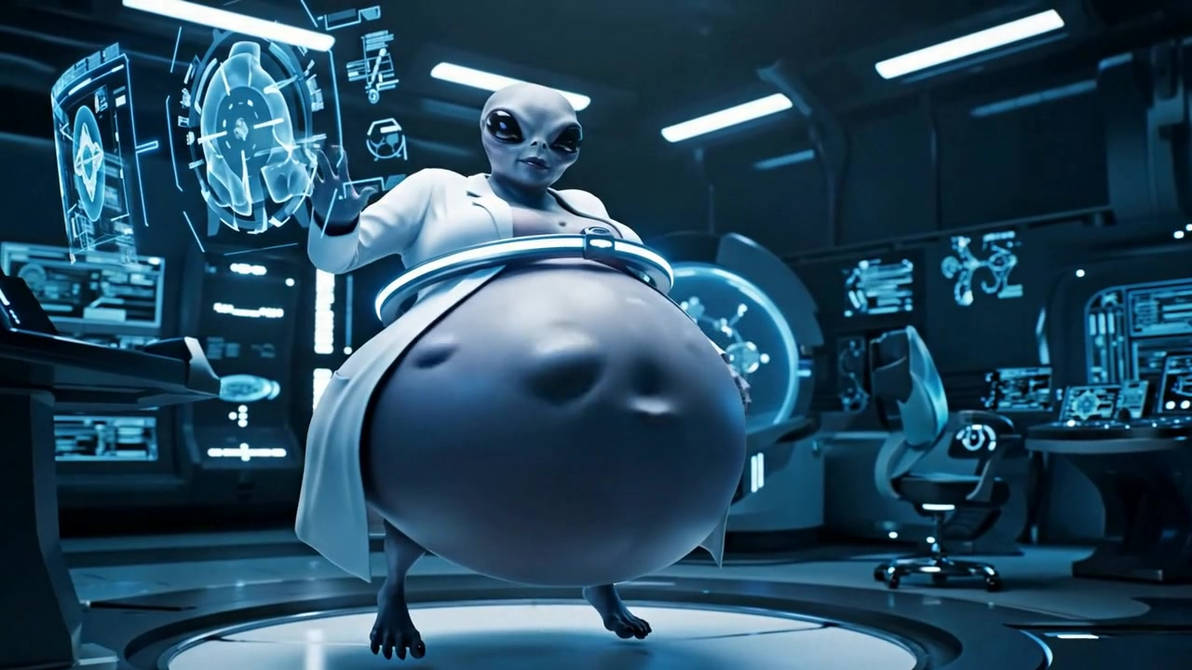 alien preggo 2 by Fr33manfurryai on DeviantArt