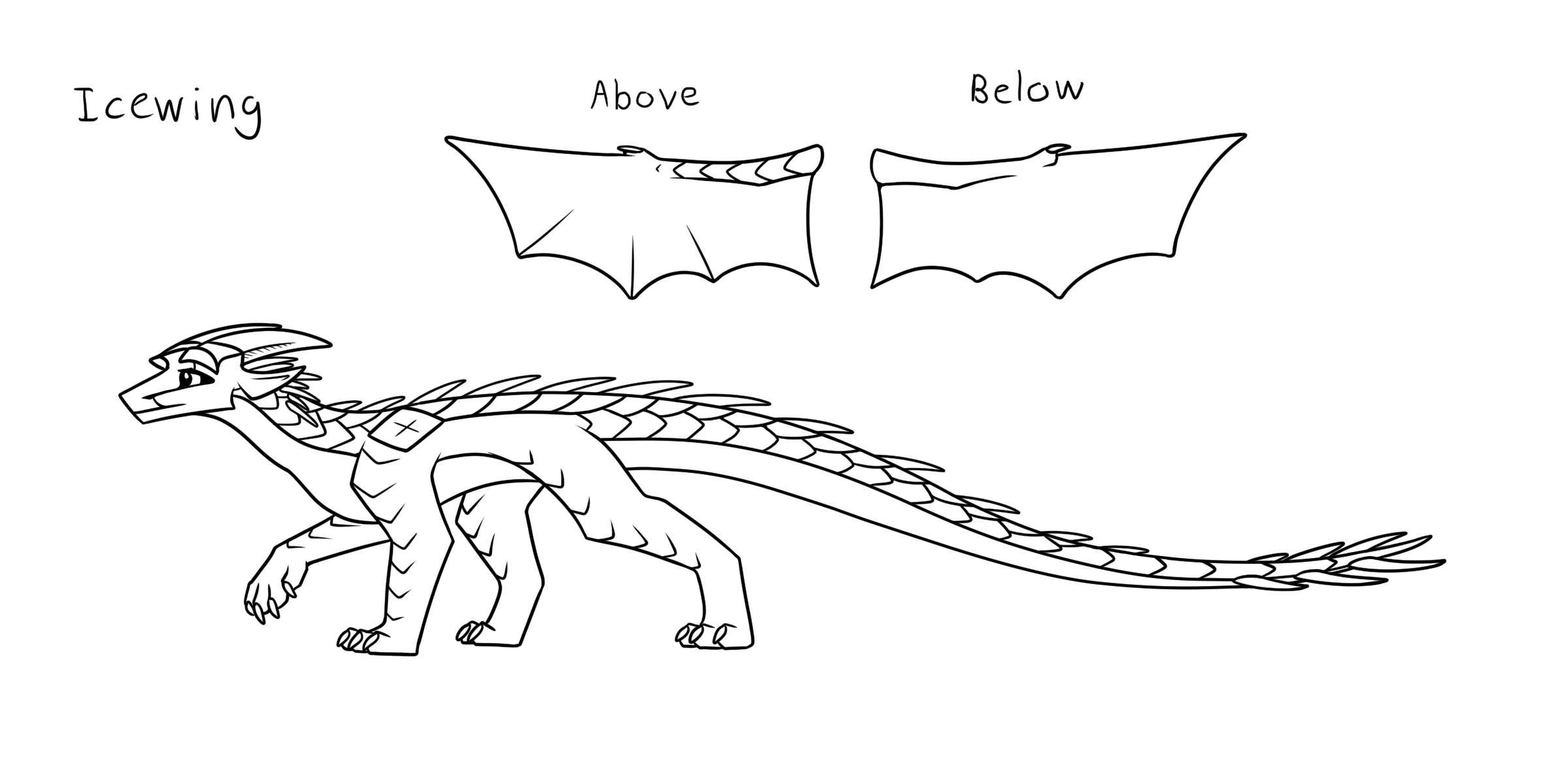 F2U Icewing base by TemerityXD on DeviantArt