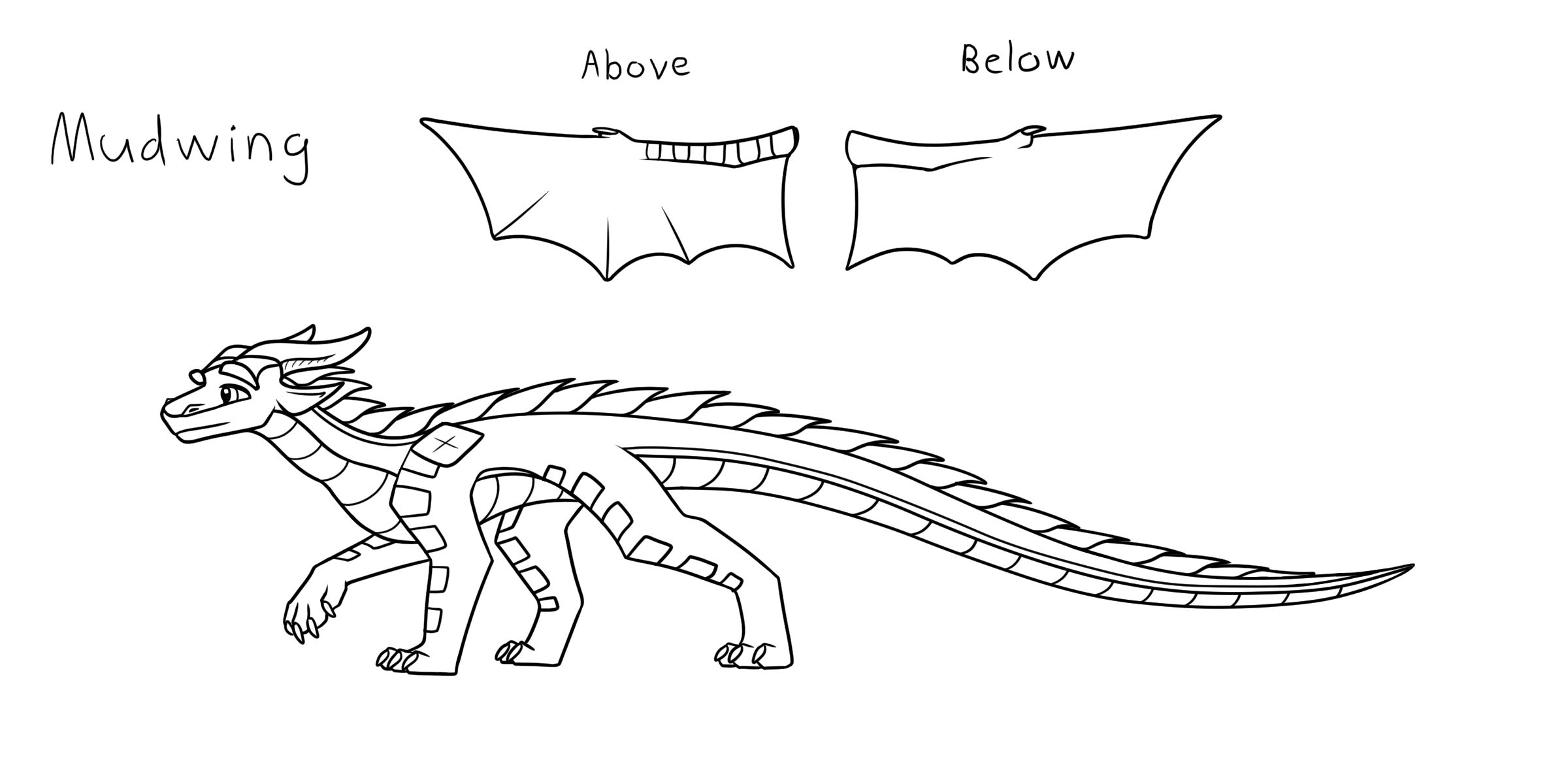 F2U Mudwing base by TemerityXD on DeviantArt