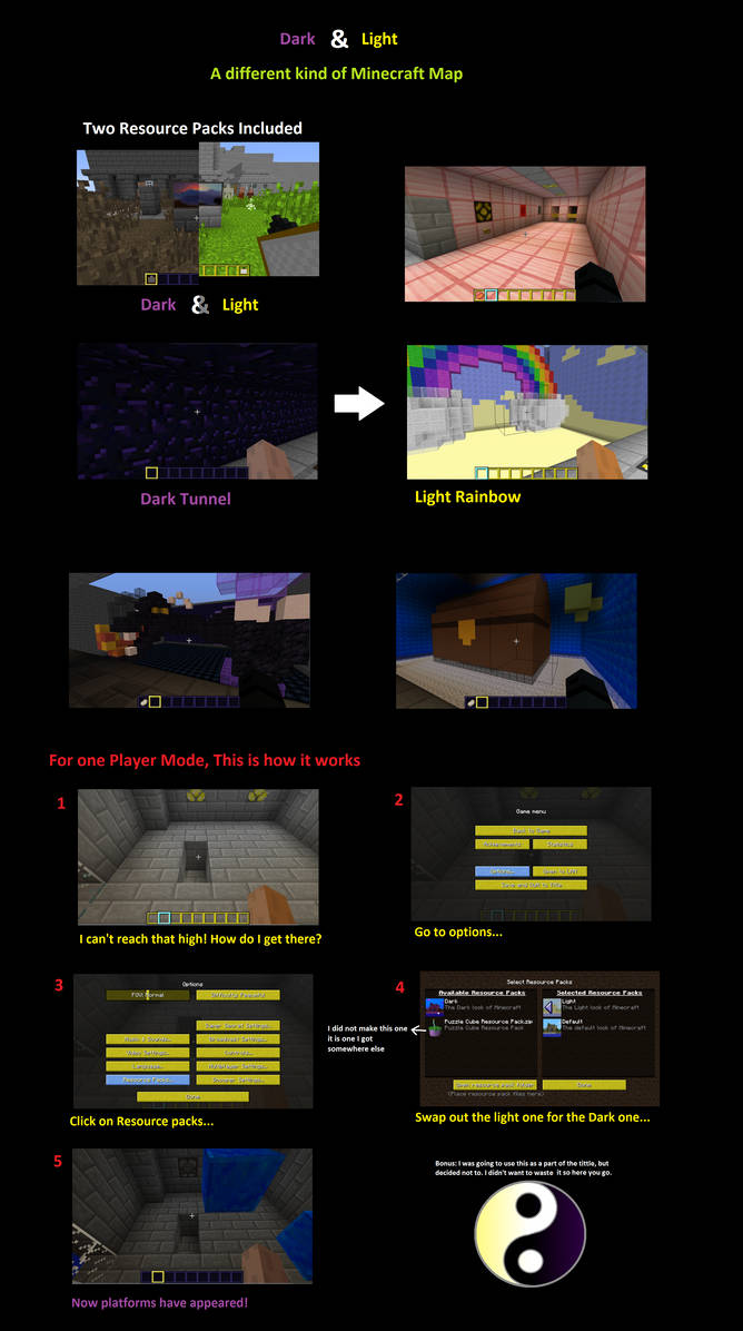 Minecraft Dark And Light V.2 by Collecter128 on DeviantArt