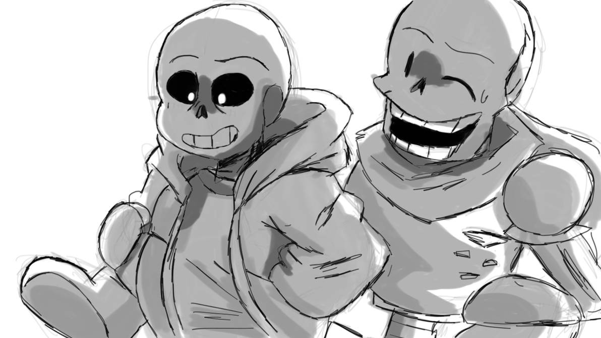 Sans And Papyrus by Kiojion on DeviantArt