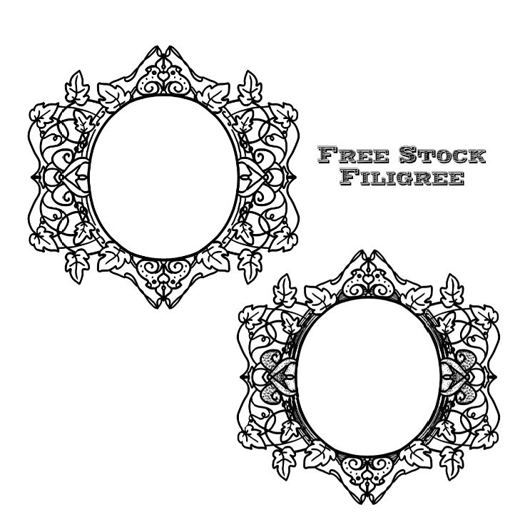 Free Cinderella Themed Filigree Stock Images by PotionCauldron on ...